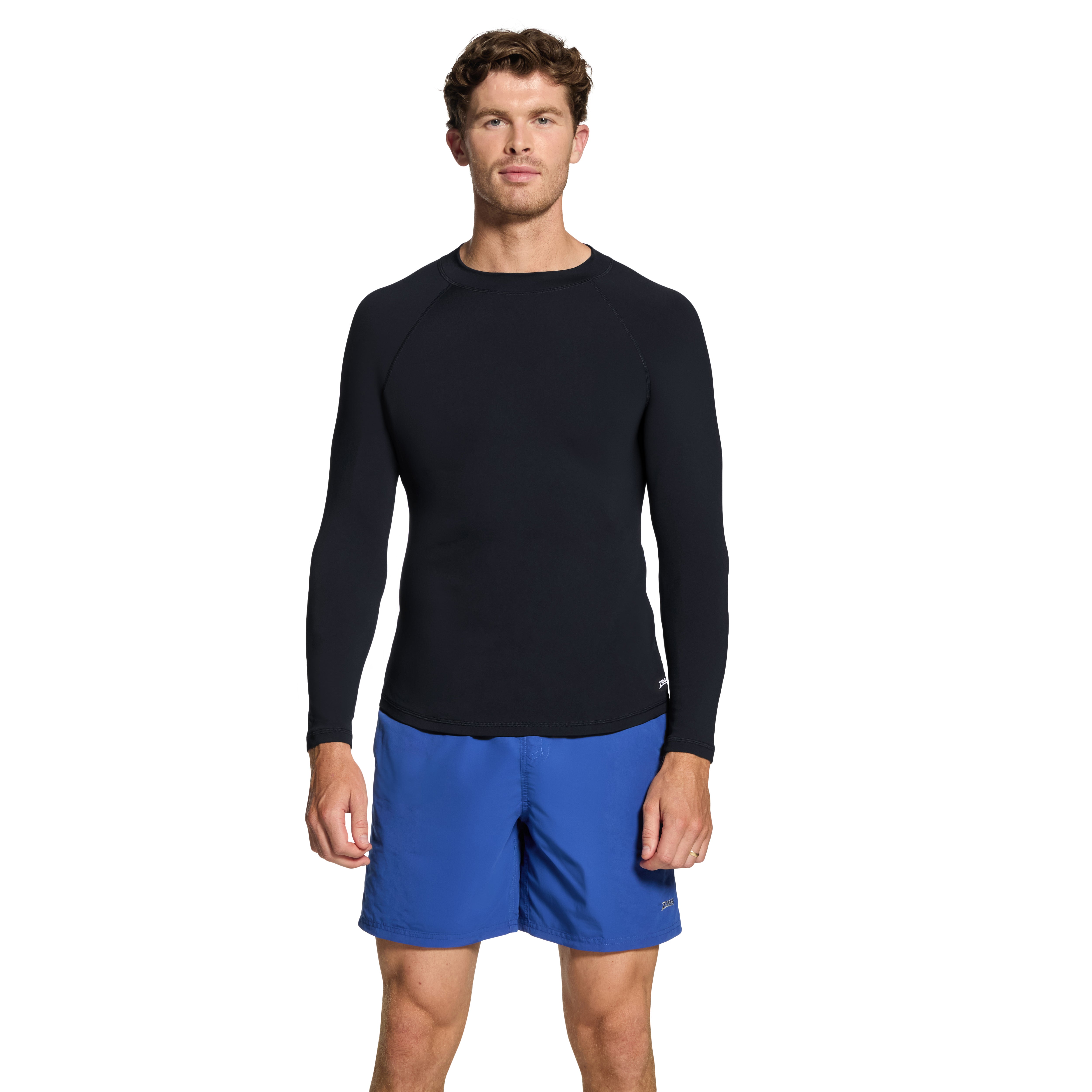 Zoggs - Mens - Long Sleeve Rash Sun Top - Black – Teamline | Blue Sport