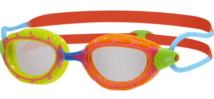 Zoggs - Predator Junior Goggle - Red Orange Clear – Teamline | Blue Sport