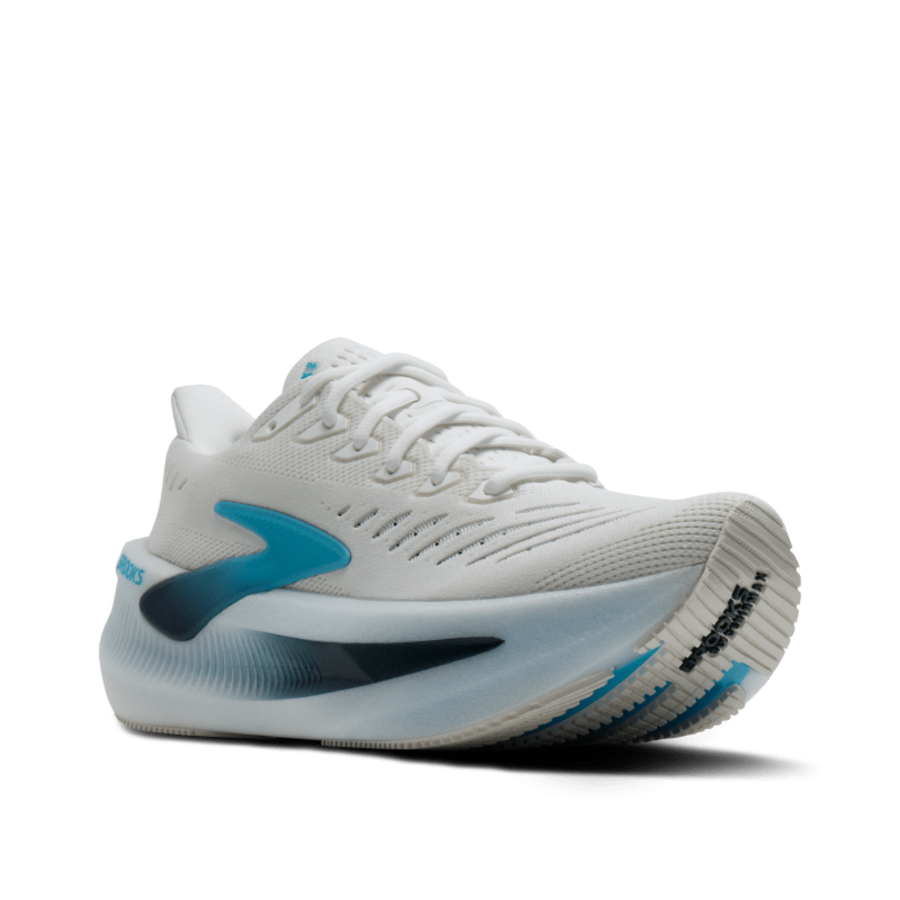 Brooks - Mens Glycerin Max 2 Running Shoe - White/Blue/Spellbound ...